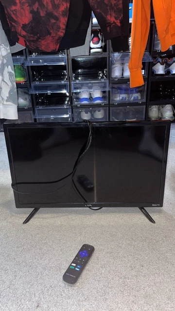 ONN 24 ” Inch Class HD 720P LED Roku Smart Small Black TV 100012590 ...