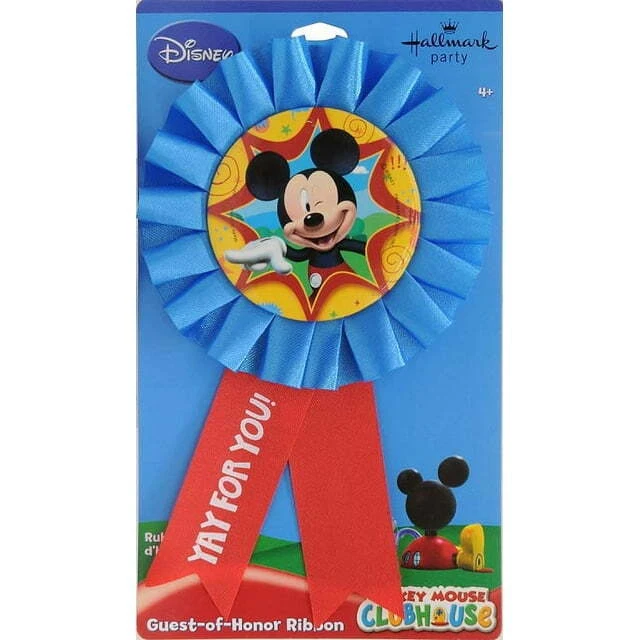 DISNEY MICKEY MOUSE Clubhouse ruban fête Guest of Honor cadeau EUR 3,30 ...