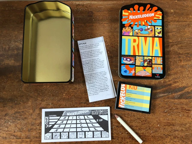 NICKELODEON TRIVIA GAME Vintage 2003 Cardinal Industries New Unused ...