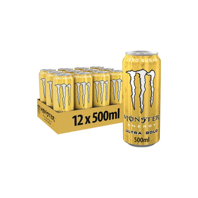 MONSTER ENERGY ULTRA Gold 12 x 500 ml EUR 28,99 - PicClick FR
