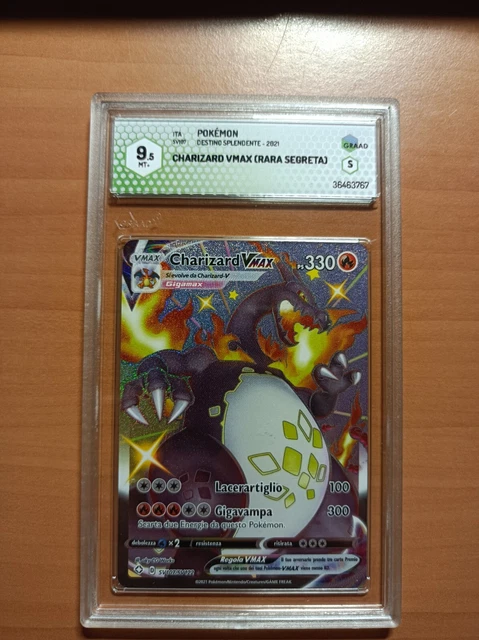 CHARIZARD VMAX SHINY ITA Graad 9.5 MT+ EUR 220,00 - PicClick FR
