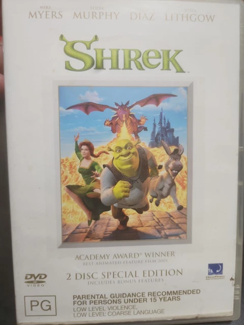 SHREK DISC Set (DVD, 2001) £4.64 - PicClick UK