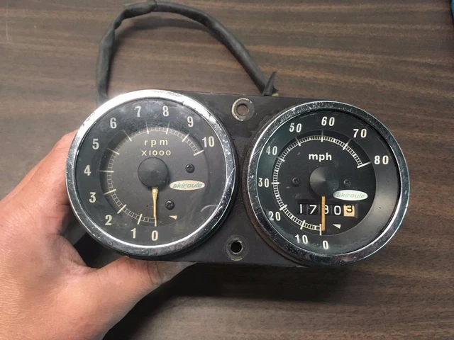 VINTAGE SKI ROULE RPM MPH Gauge SPEEDOMETER SPEEDOMETER $74.95 ...