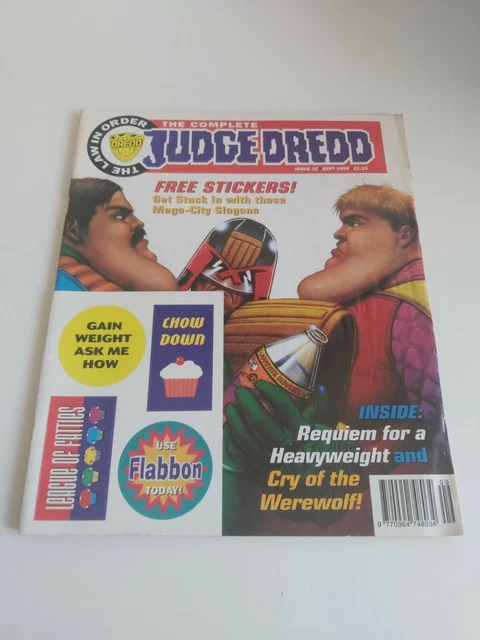 THE LAW IN Order The complete Judge DREDD ISSUE 32 Sept 1994 EUR 3,51 ...