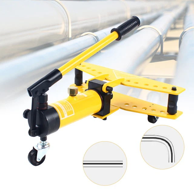 10TON MANUAL HYDRAULIC Pipe Bender Tube Former Bending Machine Pipe ...