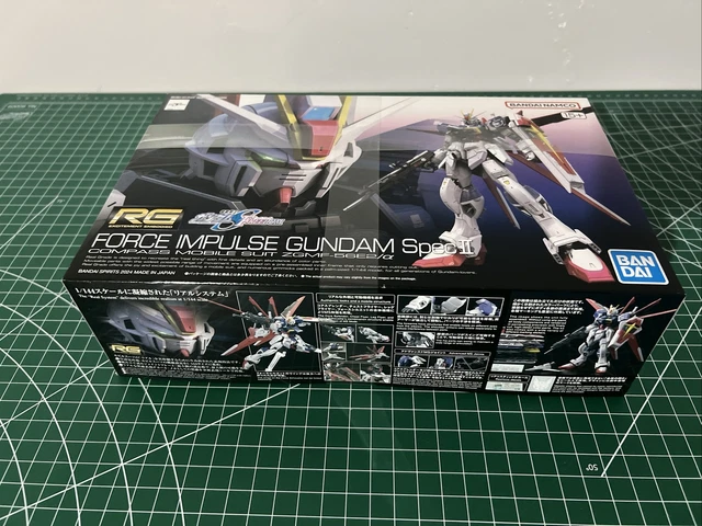 BANDAI GUNDAM SEED Freedom Force Impulse Gundam Spec II RG 1/144 Model ...