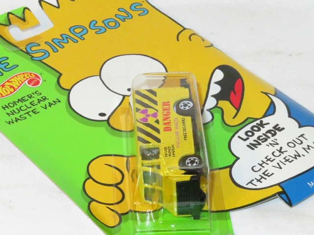 ORIGINAL 1990 HOT Wheels - The Simpsons - Homer`s Nuclear Waste Van ...