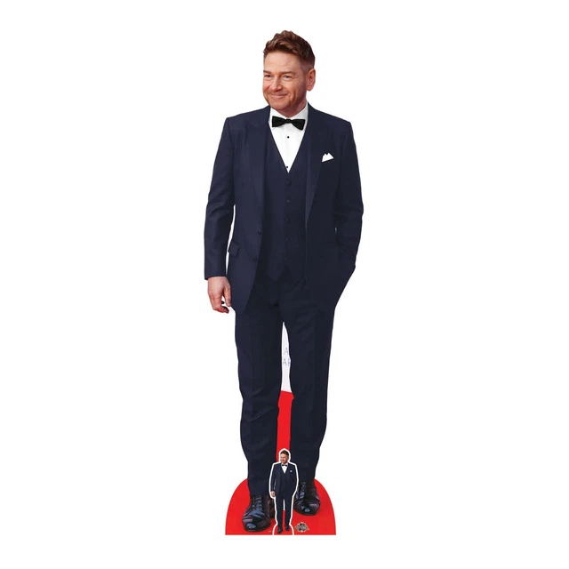 KENNETH BRANAGH LIFESIZE and FREE Mini Cardboard Cutout / Standee ...