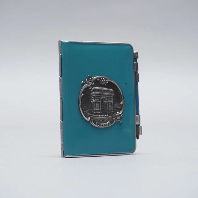 BLOC-NOTES ART NOUVEAU Vers 1910 Arc De Triomphe Paris Métal Laqué 1 ...