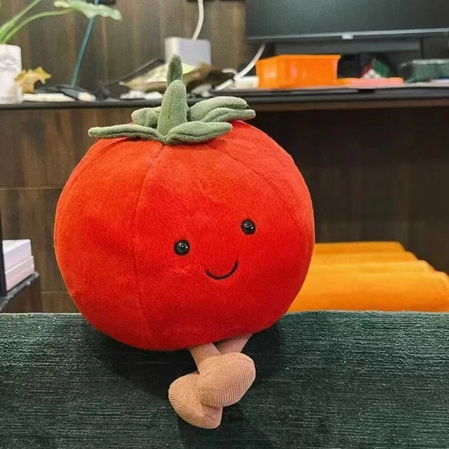 JELLYCAT AMUSEABLE TOMATO Plush: Brand New With Tags (BNWT) + Dust Bag ...