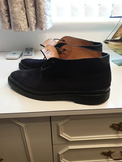 RUSSELL & BROMLEY Mens Albemarle Black Suede Boots Uk45 £130.70 ...
