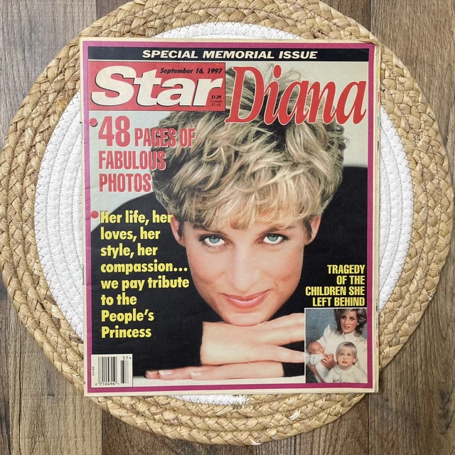 STAR MAGAZINE PRINCESS Diana Memorial Issue September 16 1997 Royals ...