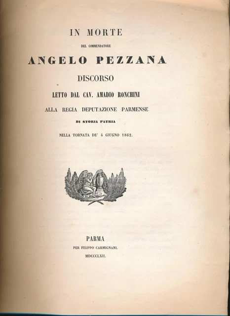 IN MORTE DEL commendatore Angelo Pazzana discorso ,letto dal cav ...