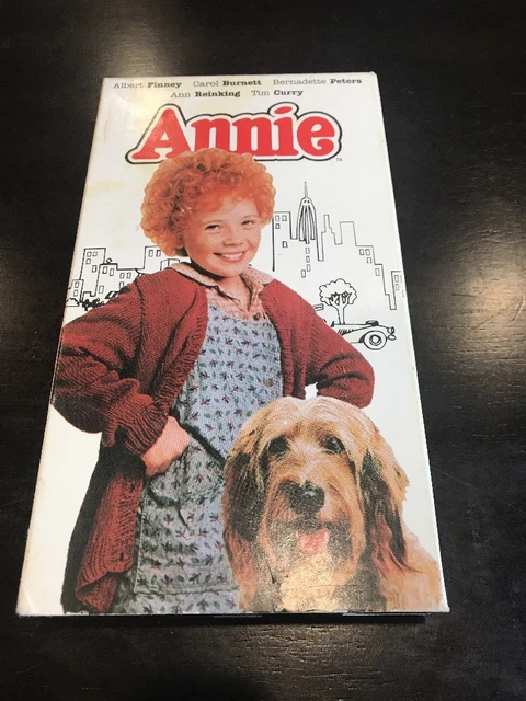 ANNIE VHS 1994 Albert Finney Carol Bennett Tim Curry Colombie Pictures ...