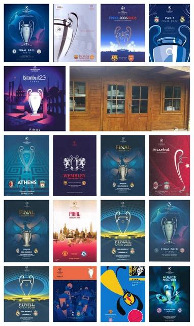 EUROPEAN CUP / Champions League Final Programmes - Select a season ...