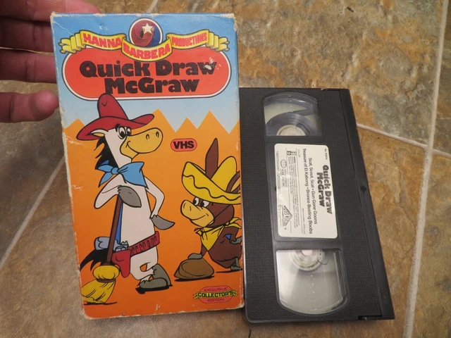 QUICK DRAW MCGRAW VHS tape Hanna Barbera Collector's Edition 1986 £5.98 ...