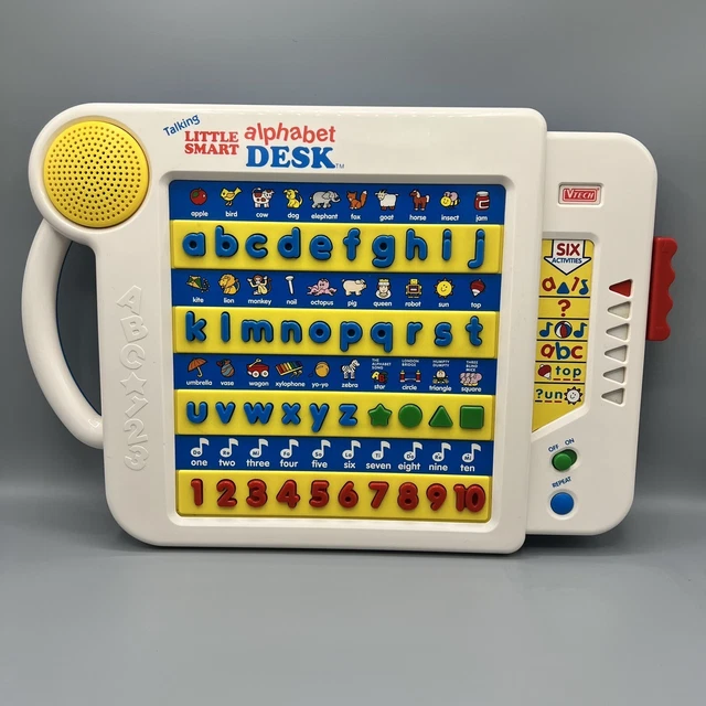 VINTAGE VTECH TALKING Little Smart Alphabet Desk Electronic Learning ...