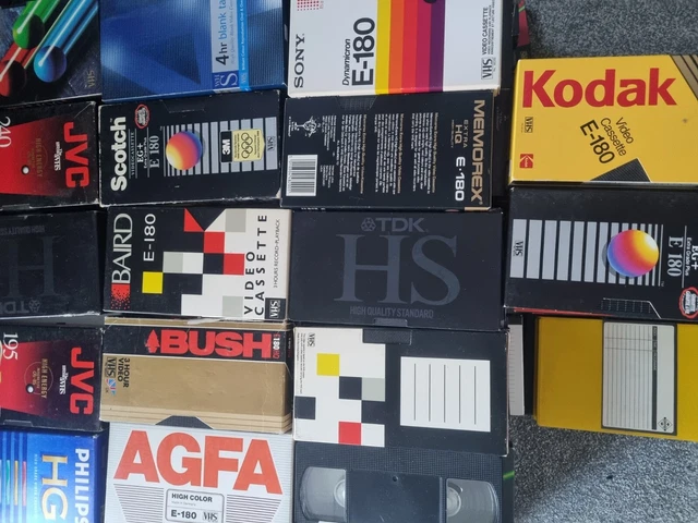 20 RANDOM UNCHECKED Blank Recorded VHS Video Tapes £15.20 - PicClick UK