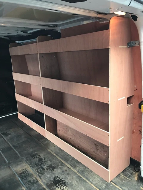 FORD TRANSIT CUSTOM Van Shelving Racking SWB Plywood System Tool ...