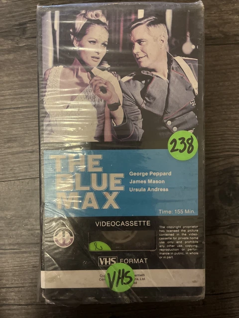 THE BLUE MAX VHS (VHS Video Tape) 2 TAPE SET VERY RARE £121.91 ...
