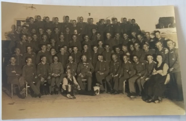 PRE WW2 GERMAN SOLDIERS Group Uniforms Medals CLOWN Real Photo PC ...