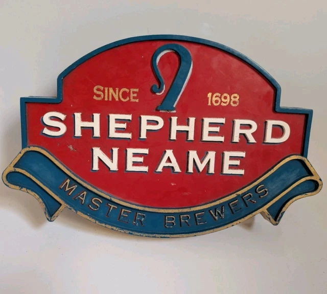 SHEPHERD NEAME - VINTAGE DOUBLE SIDED PUB SIGN - Brewery Bar ...