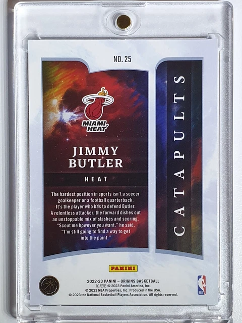 2022 PANINI ORIGINS Jimmy Butler #25 TURQUOISE /25 Catapults - Rare ...