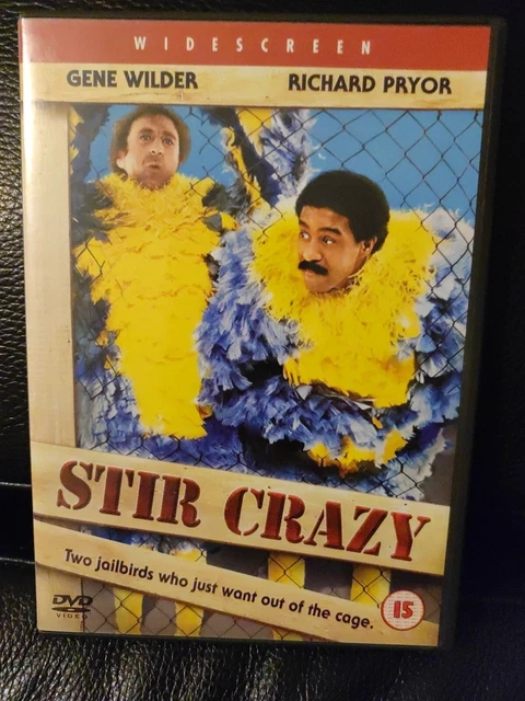 STIR CRAZY DVD - Gene wilder, Richard Pryor, classic comedy. vgc EUR 2 ...