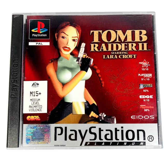 TOMB RAIDER II Starring Lara Croft PS1 Playstation Platinum (1997) PAL ...