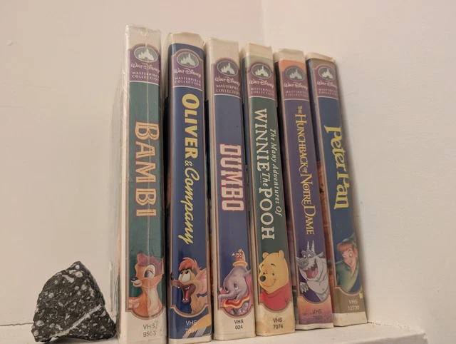 DISNEY 6 VHS Tapes lot $18.00 - PicClick CA