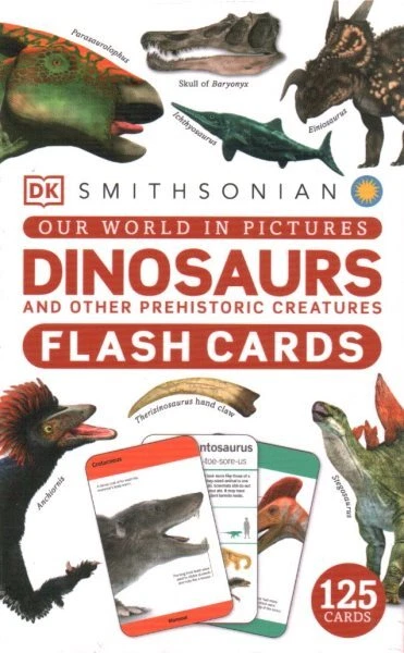 DINOSAURS AND OTHER Prehistoric Creatures Flash Cards, Cards by ...