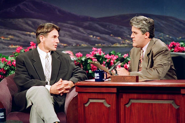 ACTOR MARK HARMON During An Interview With On Jay Leno 1993 Tv Old ...