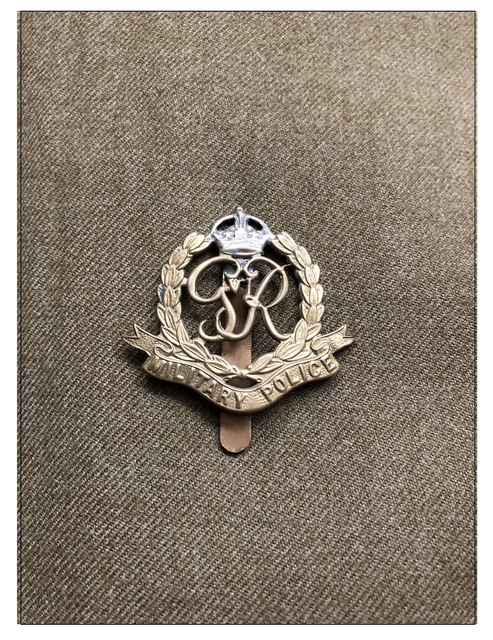 WW2 CAP BADGE MP Military Police veste casque airborne dday para Juno ...