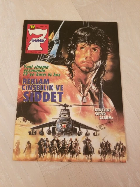 1988 RAMBO SAMANTHA Fox Joan Baez Turkish Mag Turkey £25.97 - PicClick UK