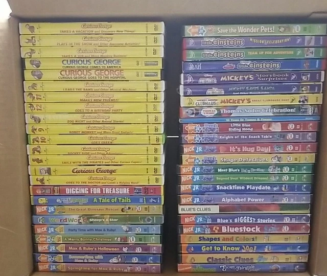 CHILDREN KIDS YOU Pick Choose DVD Curious George Blues Baby Little ...