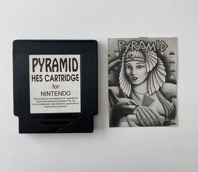 PYRAMID (NINTENDO NES Video Game PAL) HES Cartridge & Manual ...