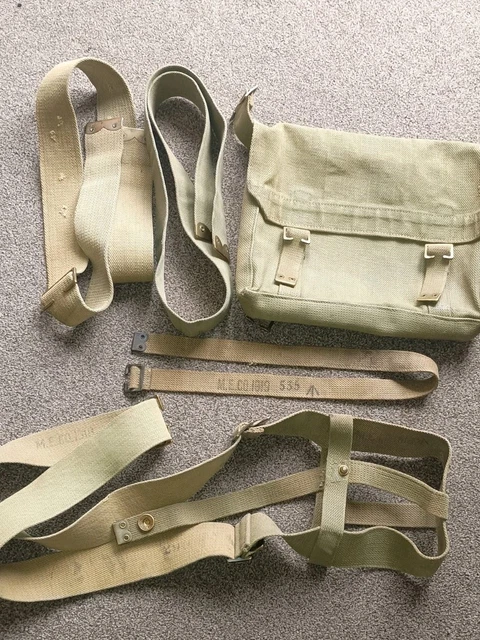 WW1 GREAT WAR British Army Pattern 1908 Webbing Bundle. £38.16 ...
