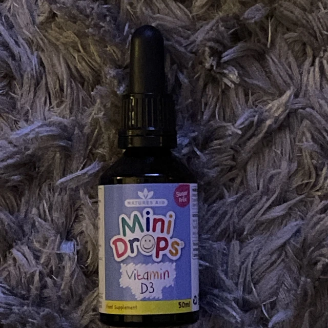 NATURES AID VITAMIN D3 Mini Drops for Infants and Children, Sugar Free ...