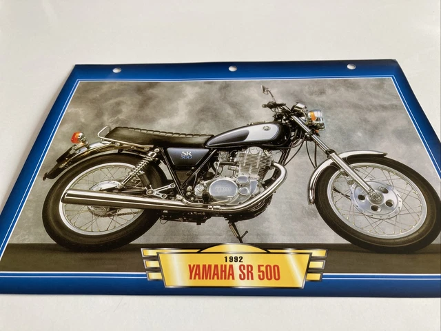 Fiche Technique Yamaha 500 Sr