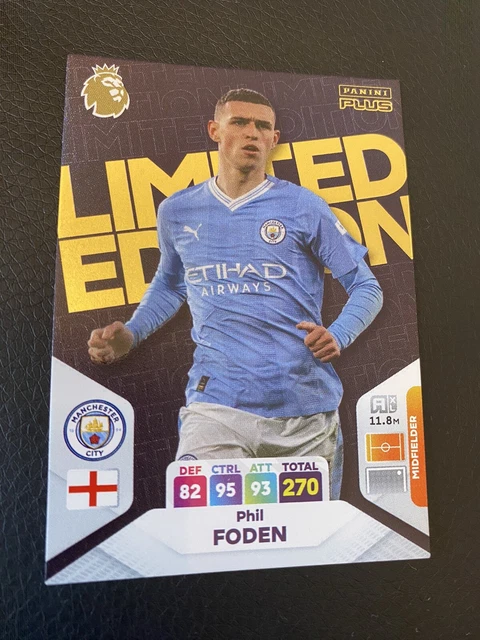 LIMITED EDITION PHIL FODEN Panini PLUS 2023/2024 Adrenalyn XL 23/24 ...