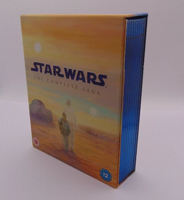STAR WARS: THE Complete Saga 9-Disc Collection Blu-ray 6 Movies plus ...