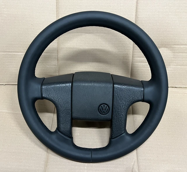 VW GOLF MK1 Mk2 Mk3 Scirocco Corrado G60 4 Spoke Nappa Leather Steering ...