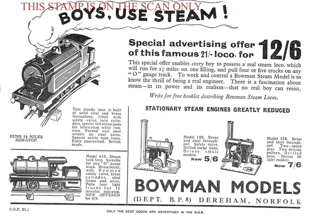 Bowman Steam Engine FOR SALE! - PicClick UK