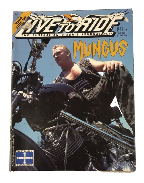 LIVE TO RIDE Magazine 1993 vol 6 issue 5 No.57 Centrefold Inside $25.00 ...