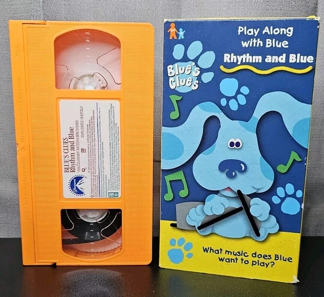 BLUE'S CLUES - Rhythm and Blue Vintage VHS Tape 1999 Nick Jr £7.55 ...