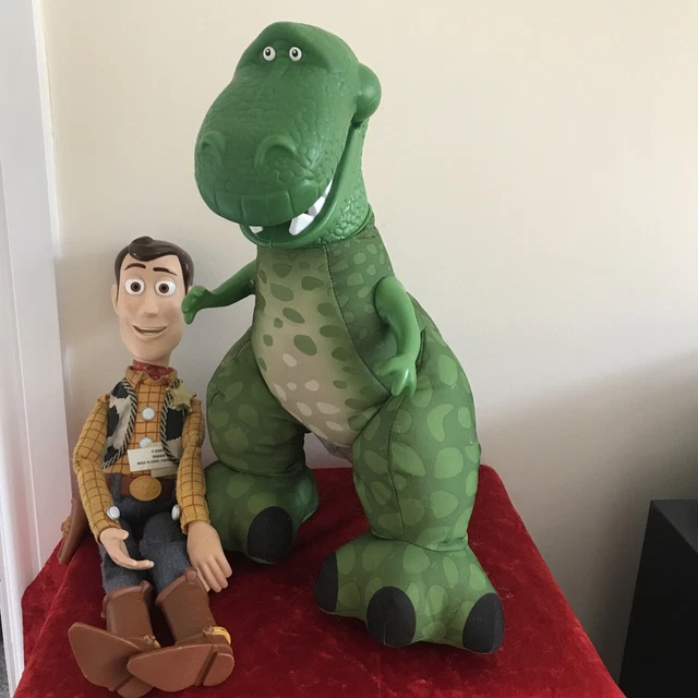 TOY STORY 15” pull String Woody “There’s A Snake In My Boot” And 14 ...