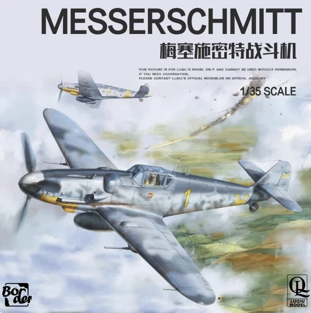 BORDER BF-001 1/35 Scale Messerschmitt Bf109G-6 Model Kit EUR 61,53 ...