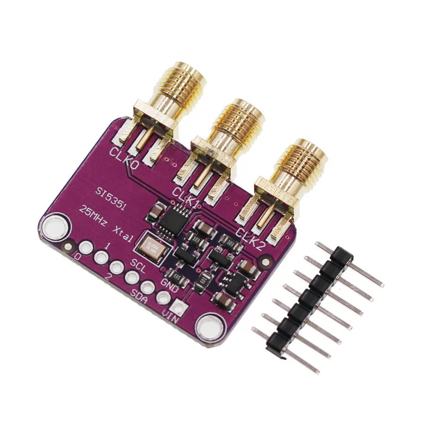 3V-5V SI5351A SI5351 I2C IIC Clock Signal Generator Breakout Board 8kHz ...