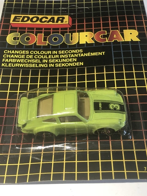 VINTAGE 3 INCH '84 Porsche Turb Edocar #40 1/64 Diecast Mint on Card ...