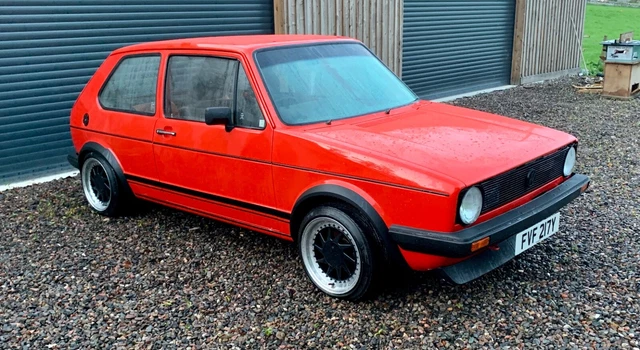 VOLKSWAGEN GOLF MK1 gti, mars red, mot & tax exempt now £6,600.00 ...